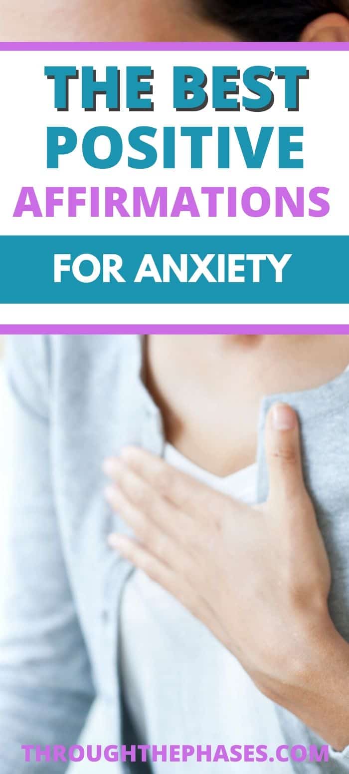 Positive Affirmations for Anxiety Disorders - Through the Phases
