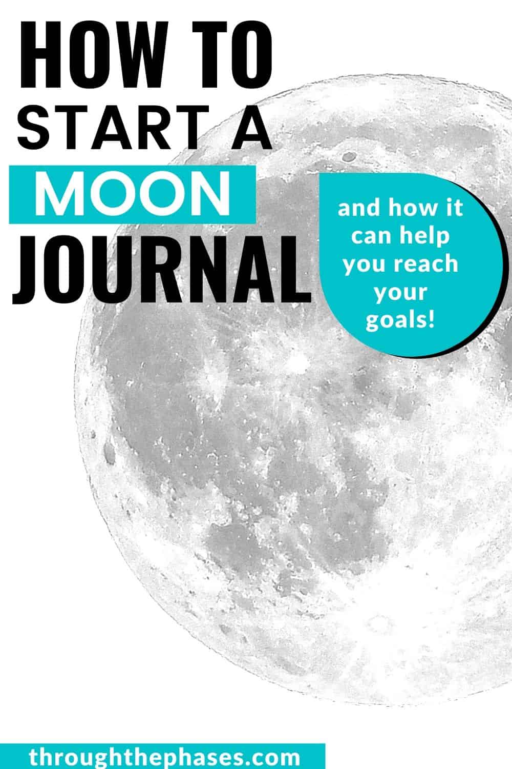 A Guide to Moon Journaling for Sacred Self Care - Through the Phases