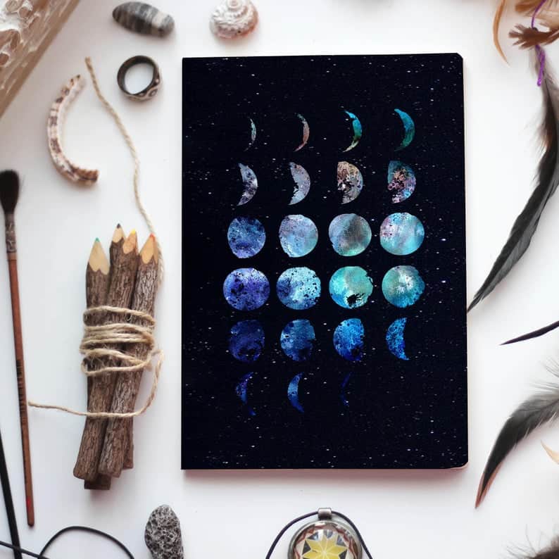 A Guide to Moon Journaling for Sacred Self Care - Through the Phases