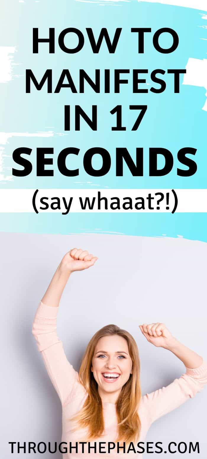 17 Second Manifestation: Is this the secret to LOA success?