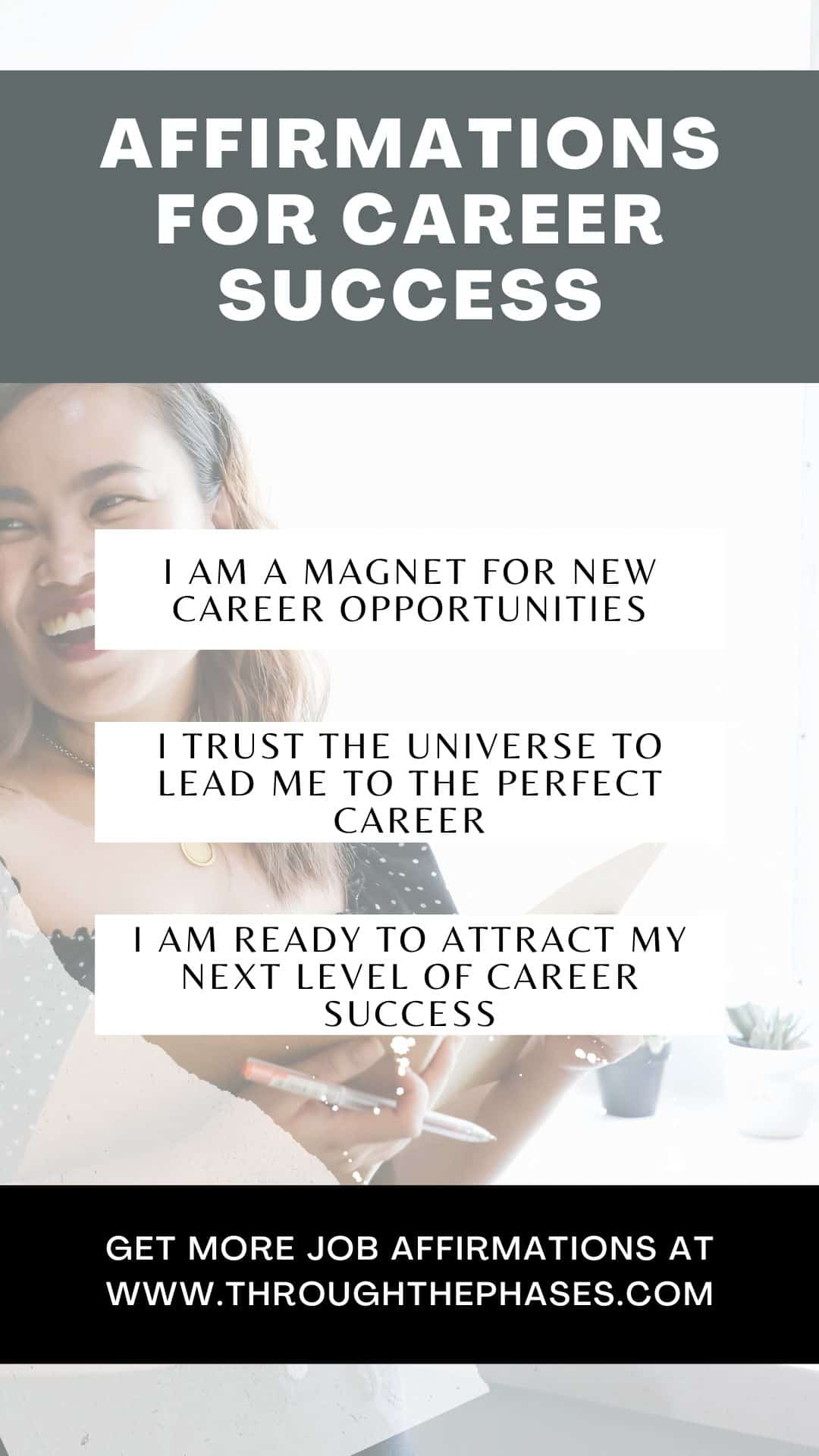 87 Powerful Affirmations for Manifesting a Job or New Career - Through ...