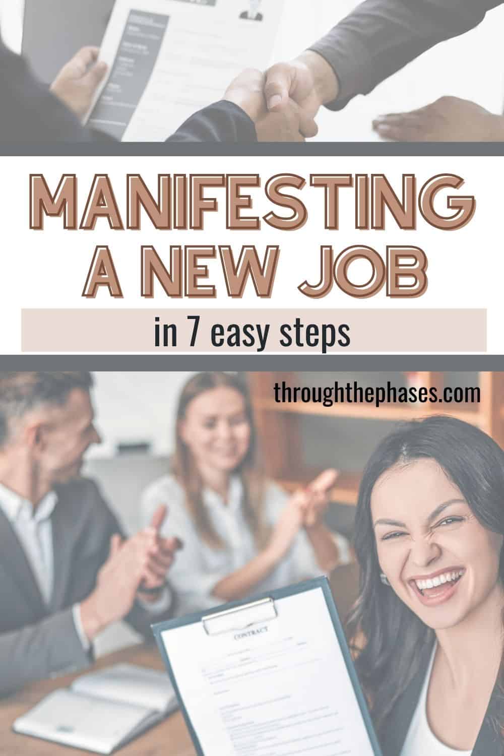 Manifesting a New Job or Career Change in 7 Easy Steps - Through the Phases