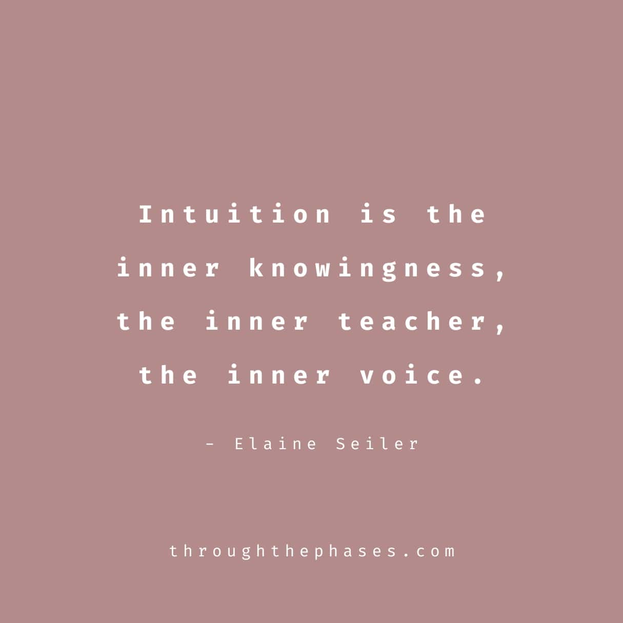 70 Inspirational Intuition Quotes to Help You Trust Your Gut - Through ...